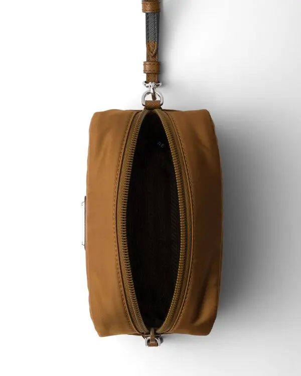Prada Re-nylon Pouch - Brown
