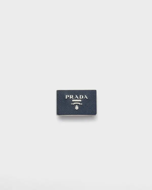 Prada Metal Belt Buckle - Baltic Blue