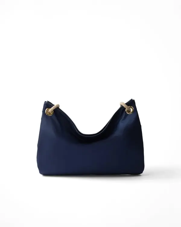 Prada Mariner Large Re-nylon Shoulder Bag - Blue