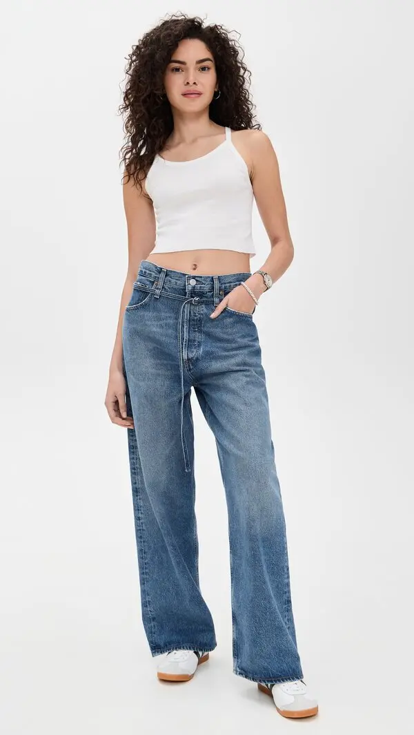 Eterne Cropped Rib Tank - Ivory