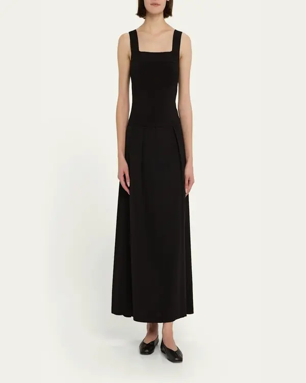 Simkhai Madine Ribbed Tank Top - Black