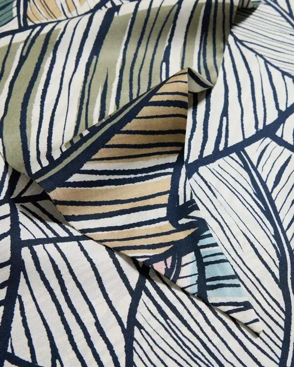 Giorgio Armani Apos;s Silk Leaf-print Neck Scarf