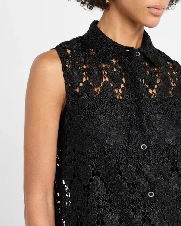 FRAME The Deco Lace Mini Dress