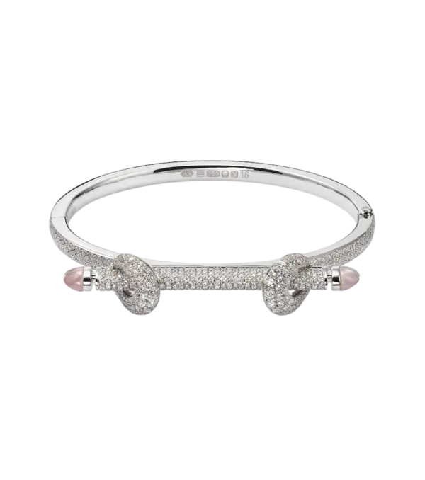 ANANYA 18kt White Gold Diamond And Quartz Bracelet - Silver
