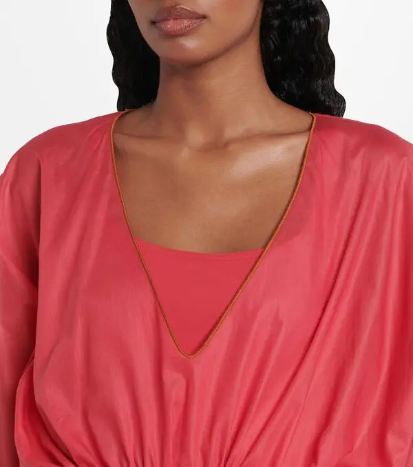 ERES Voilier Cotton Voile Kaftan - Red