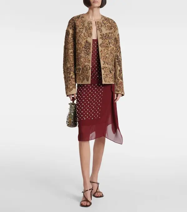 Dries Van Noten 95 Leather Sandals - Brown