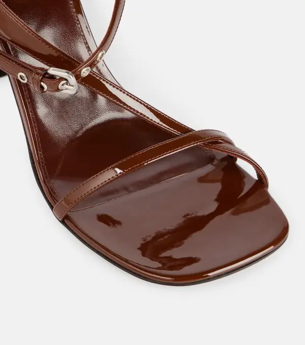 Dries Van Noten 95 Leather Sandals - Brown