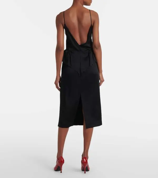 open lace back dress Terani Couture 242E3195