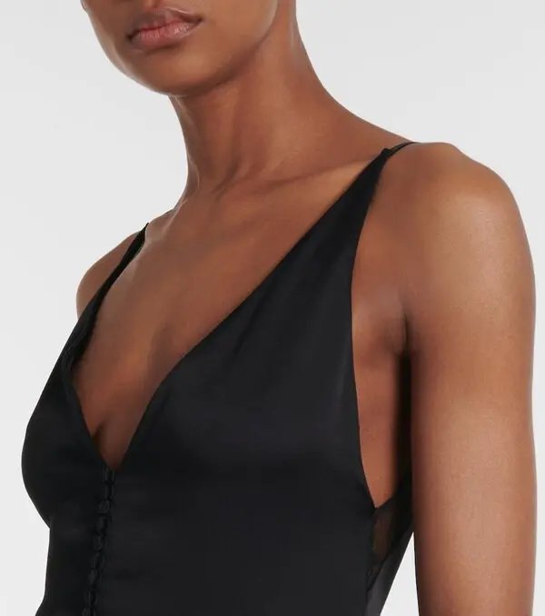 open back peplum dress Alyce Paris 7112 - Long Stretch Georgette Sheath Dress