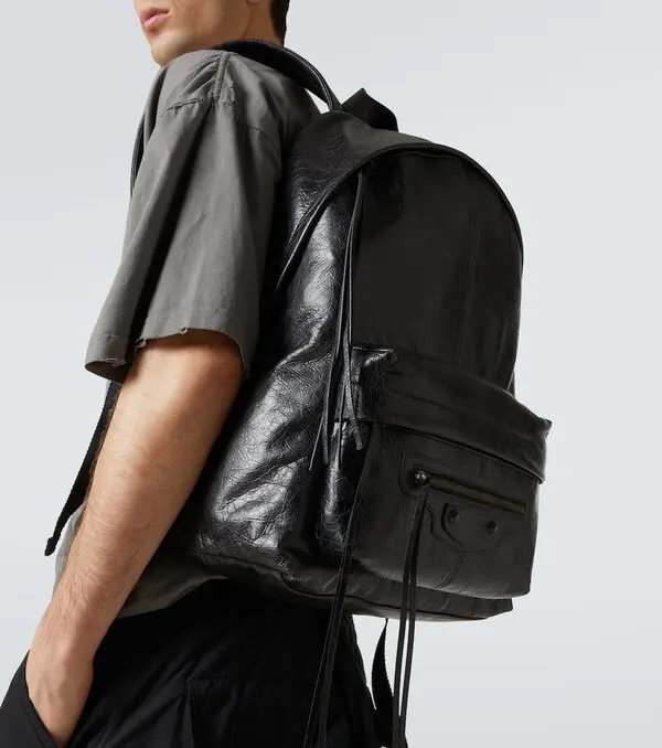Balenciaga Le City Leather Backpack