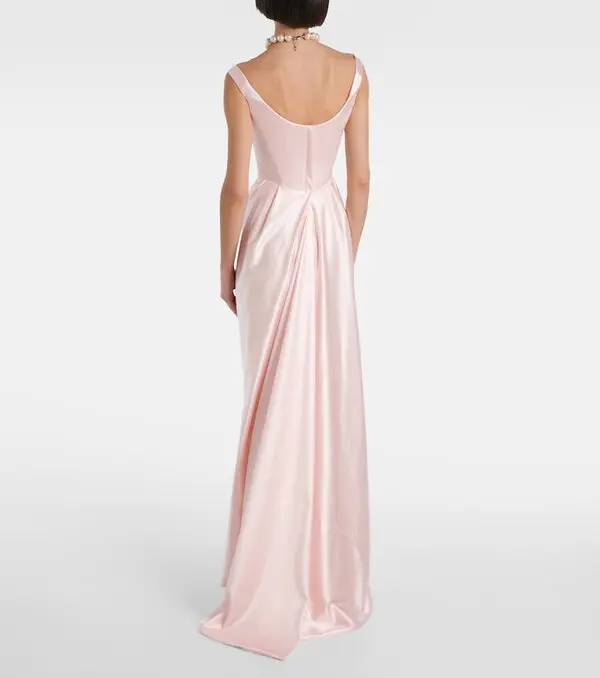 VIVIENNE WESTWOOD Satin Bustier Gown