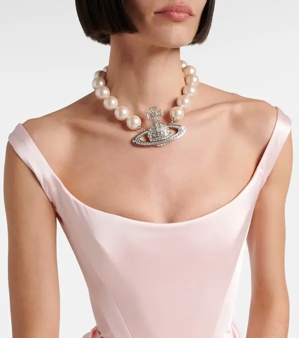 VIVIENNE WESTWOOD Satin Bustier Gown
