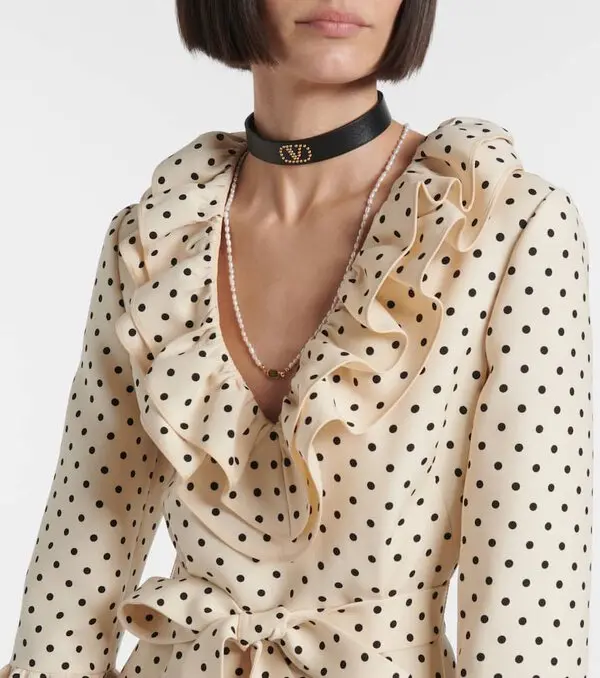 Valentino Garavani Crepe Couture Plusdepois Ruffled Minidress
