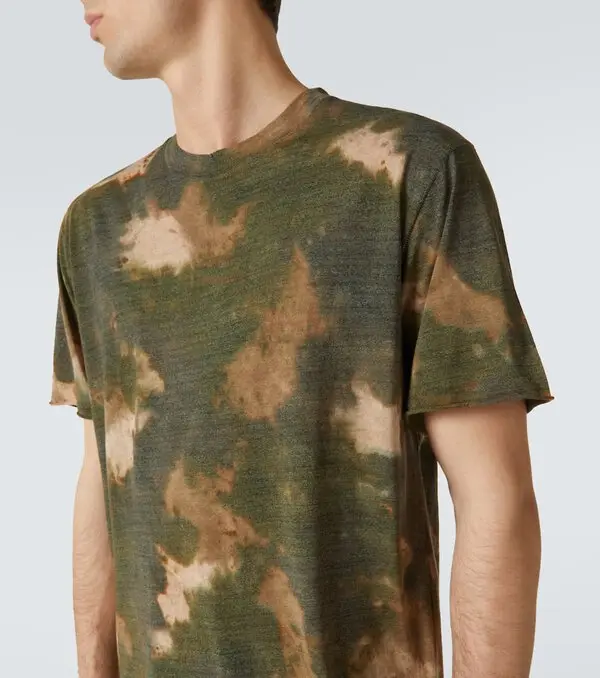 Satisfy Batik Camouflage Wool-blend Jersey T-shirt