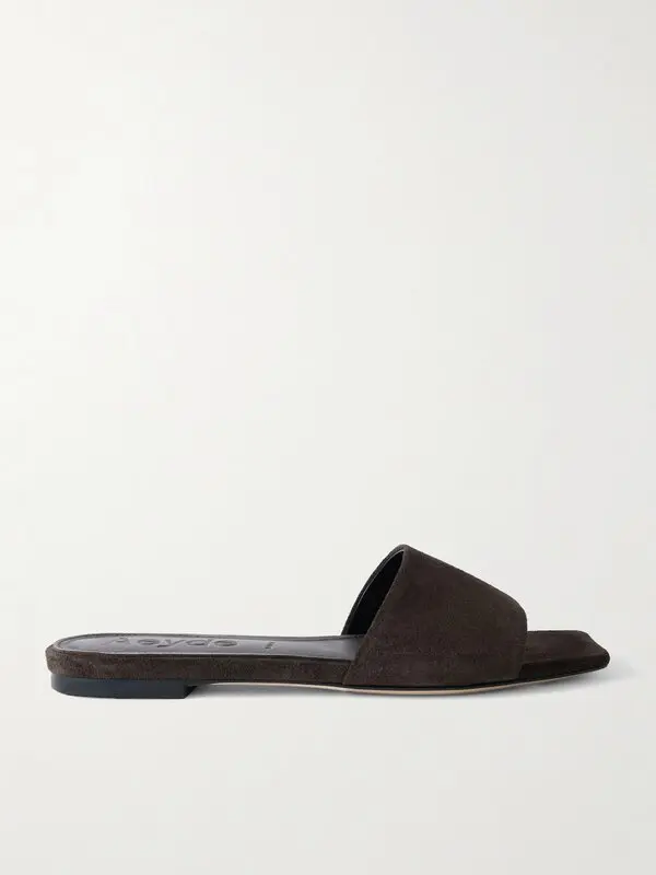 AeydĒ Anna Suede Slides