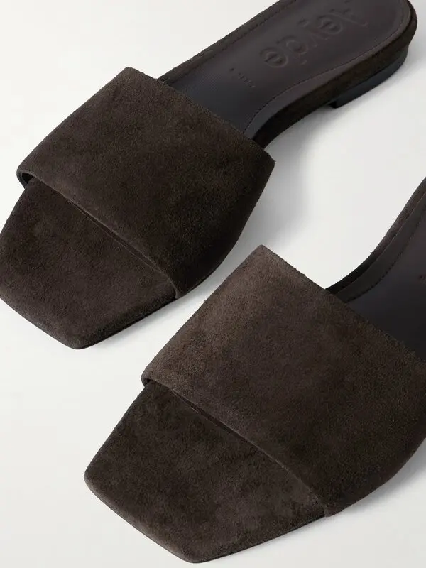 AeydĒ Anna Suede Slides