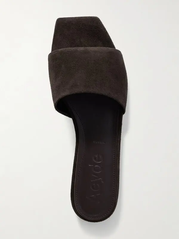 AeydĒ Anna Suede Slides