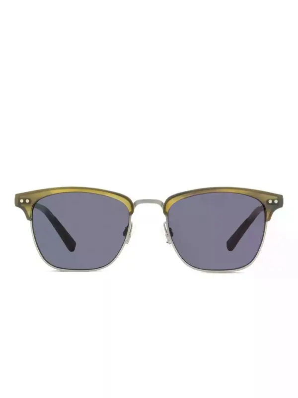 Shinola Runwell Tortoiseshell Sunglasses - Green