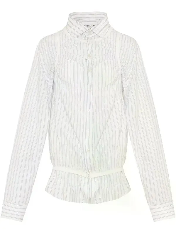 MAISON MARGIELA Striped Shirt - White