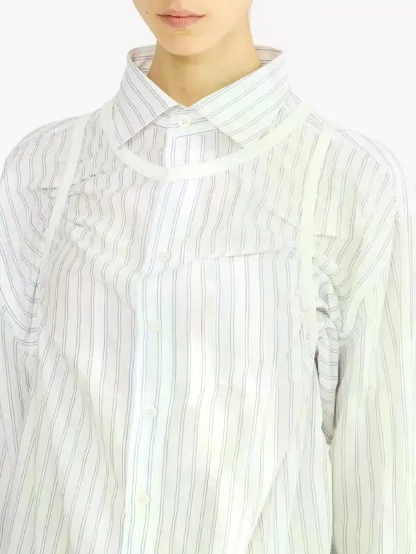 MAISON MARGIELA Striped Shirt - White