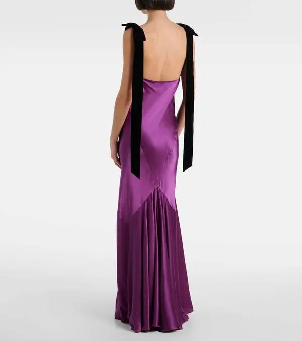 Nina Ricci Gathered Maxi Dress