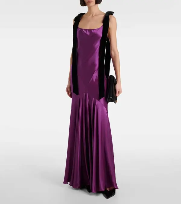 Nina Ricci Gathered Maxi Dress