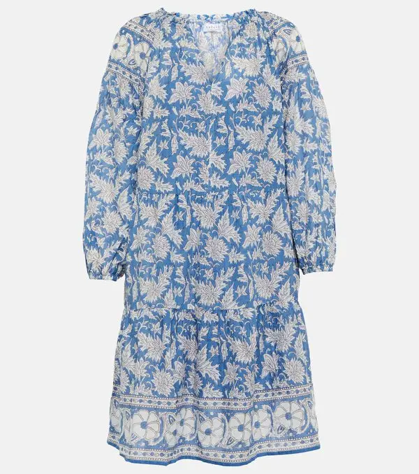 Velvet By Graham & Spencer Lilah Printed Minidress - Blue