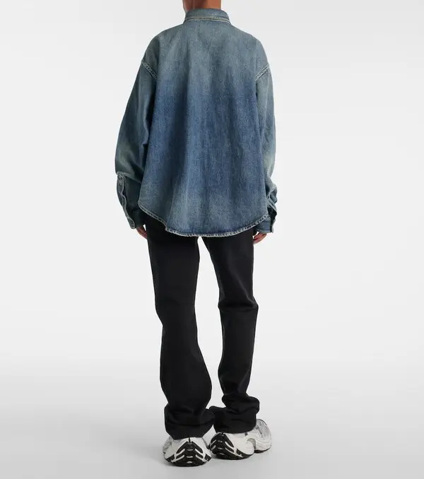 Balenciaga Denim Button-down Shirt