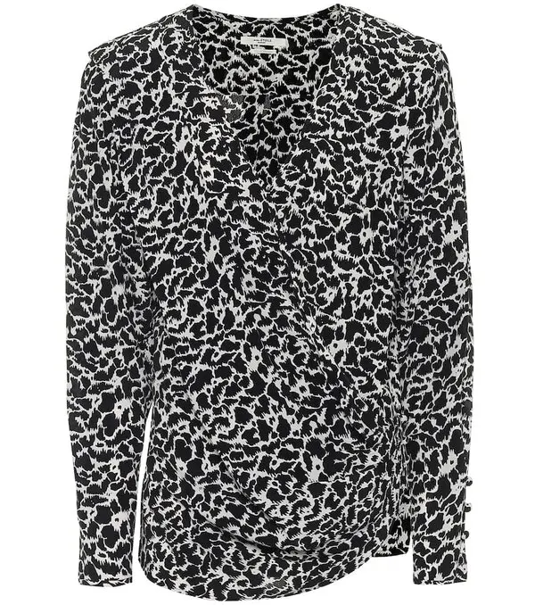 MARANT ETOILE Floral Wrap Blouse