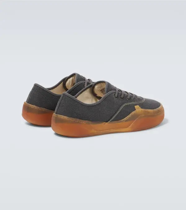 ERL Canvas Low-top Sneakers - Black