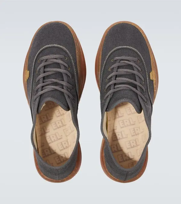 ERL Canvas Low-top Sneakers - Black