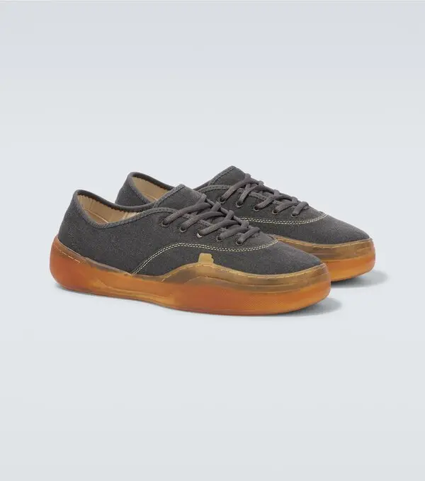 ERL Canvas Low-top Sneakers - Black