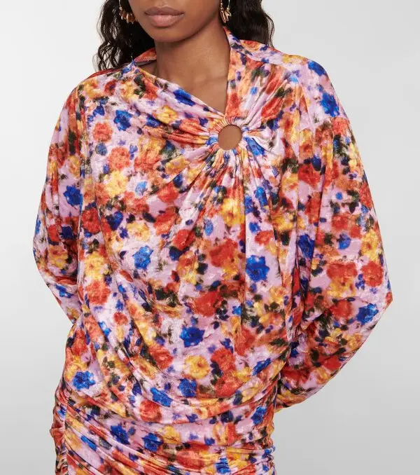 Isabel Marant Floral Print Mini Dress