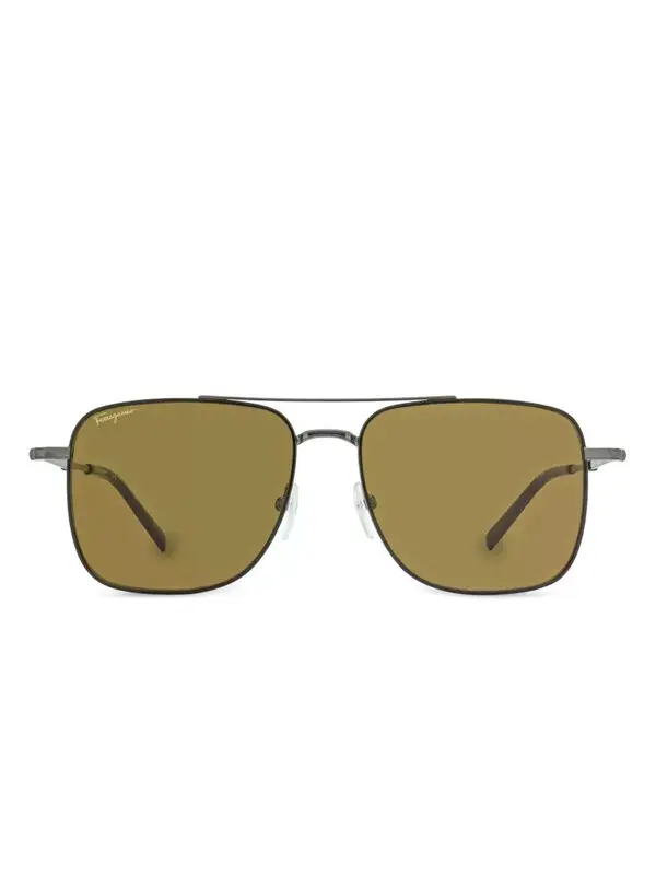 FERRAGAMO 266 Pilot-frame Sunglasses