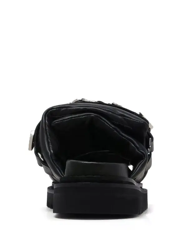 Toga Buckled Leather Sandals