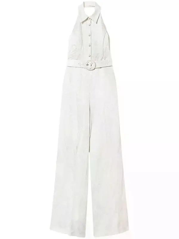 TWINSET Halterneck Jumpsuit - White