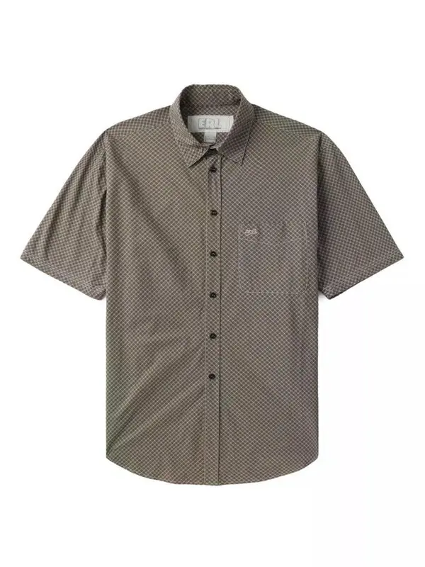 ERL Check-pattern Short-sleeve Shirt