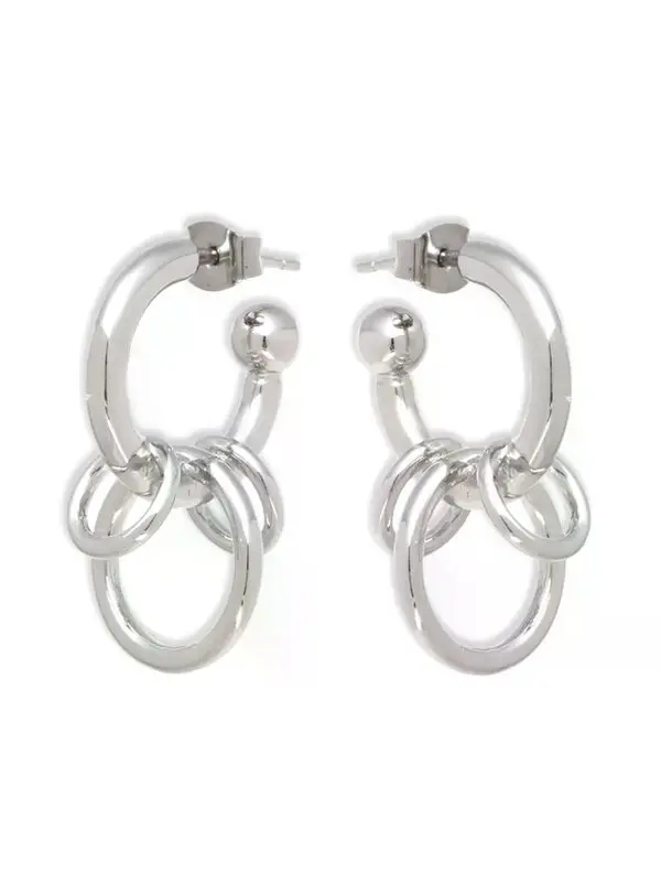 JUSTINE CLENQUET Jen Earrings - Silver