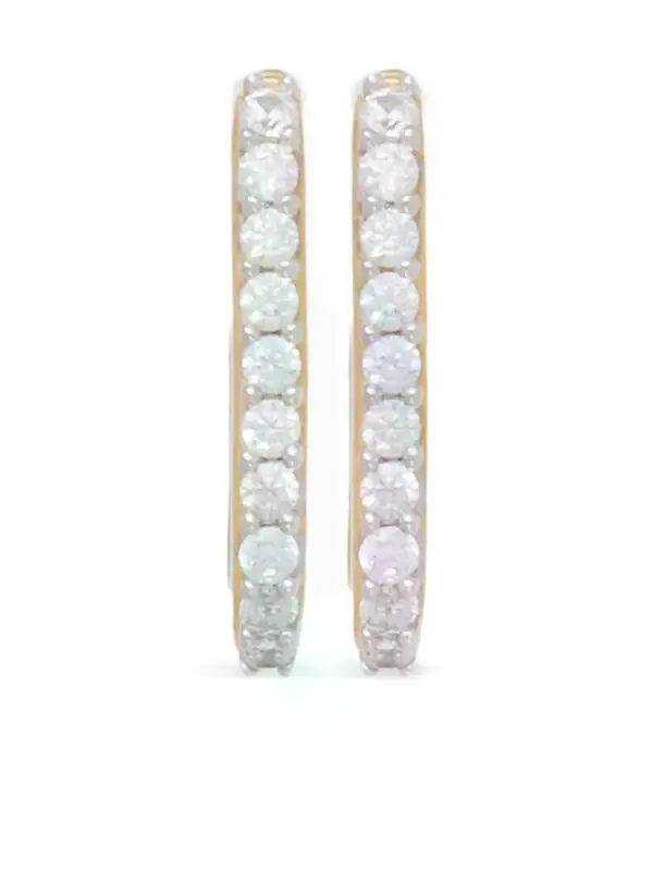 MISSOMA Crystal-embellished Hoop Earrings
