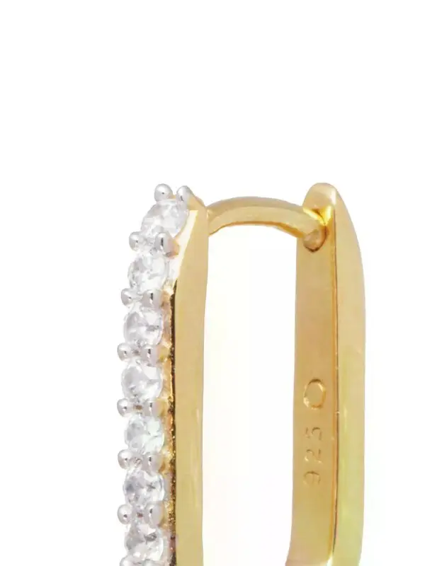 MISSOMA Crystal-embellished Hoop Earrings