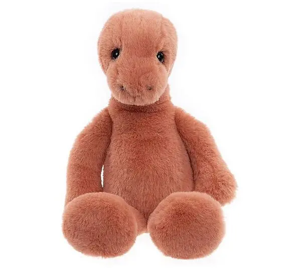 CHARLIE BEARS Soft Plush Stevie Stegosaurus In Marmalade - One-color