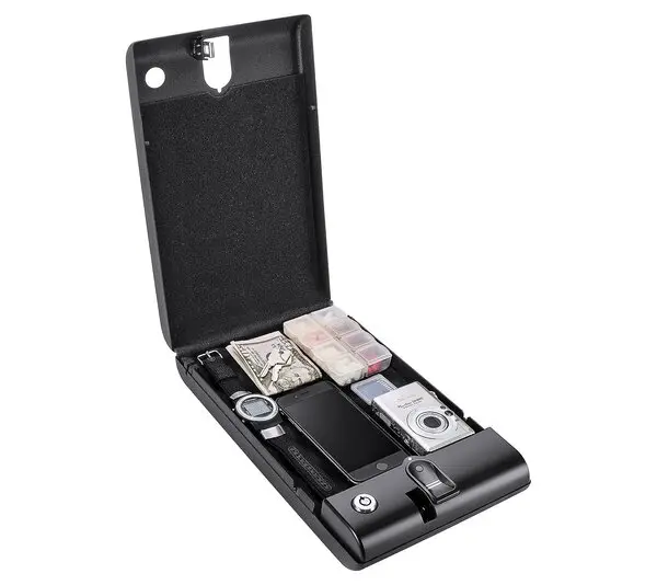 BARSKA Portable Biometric Compact Lock Box