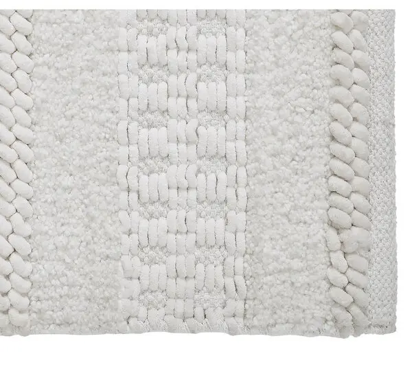 Tahari Home Asalia Micro Chenille Bath Runner