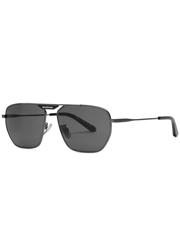 Balenciaga Aviator-style Sunglasses - Grey