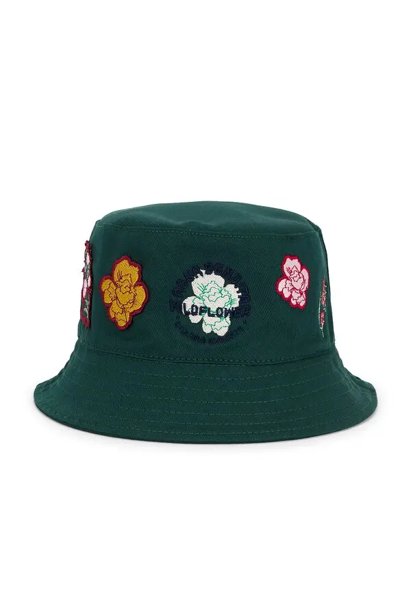 Agua Bendita Sibyl Bucket Hat - Dark Green