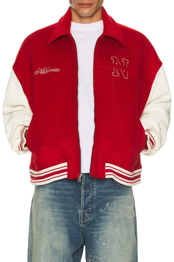 NAHMIAS Varsity Oversized Bomber