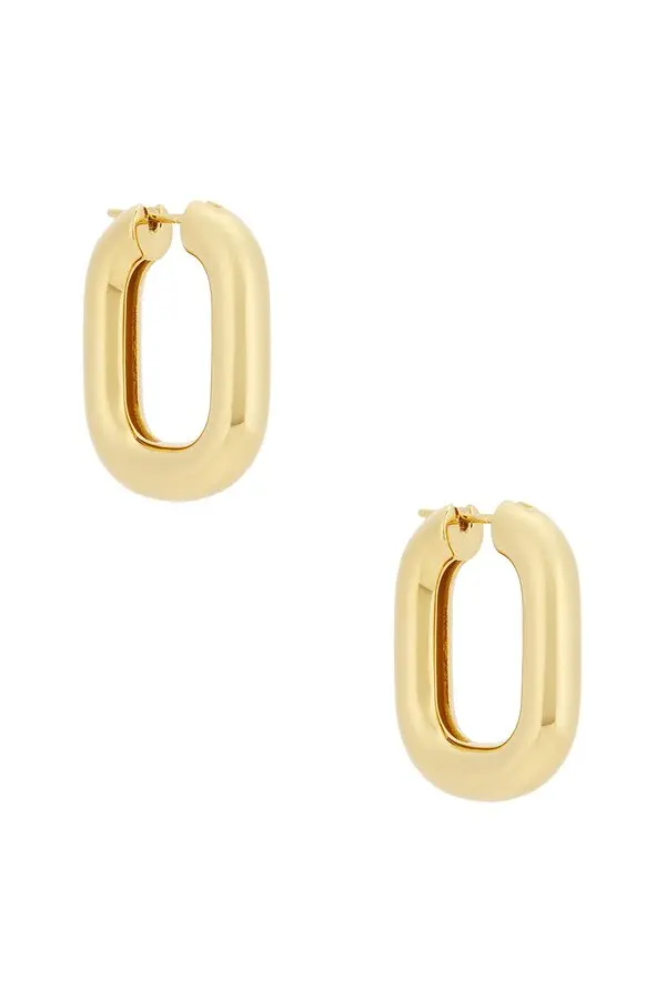 JIL SANDER Hoop Earrings - Gold
