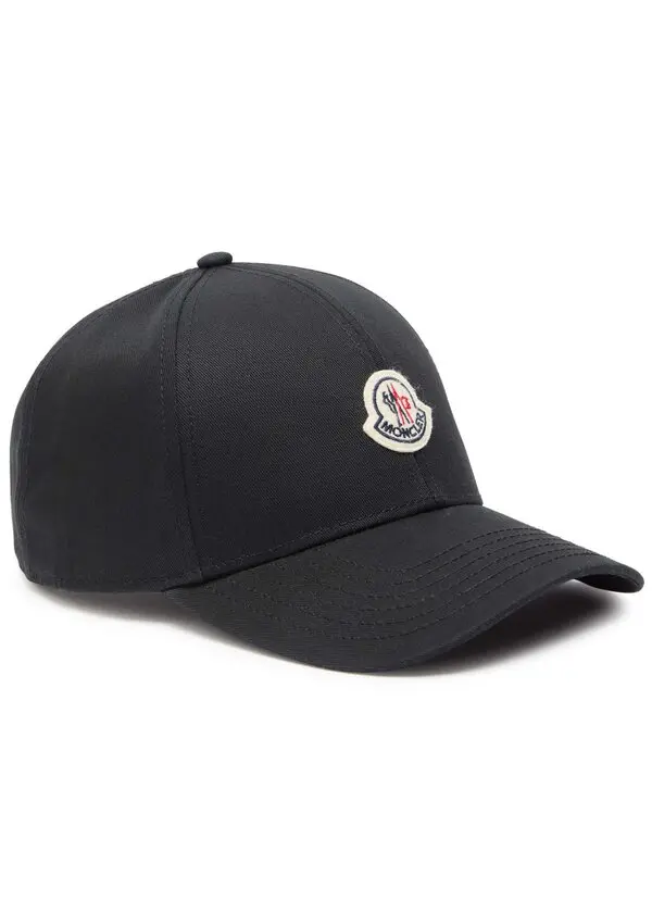 Moncler Cotton Cap - Black