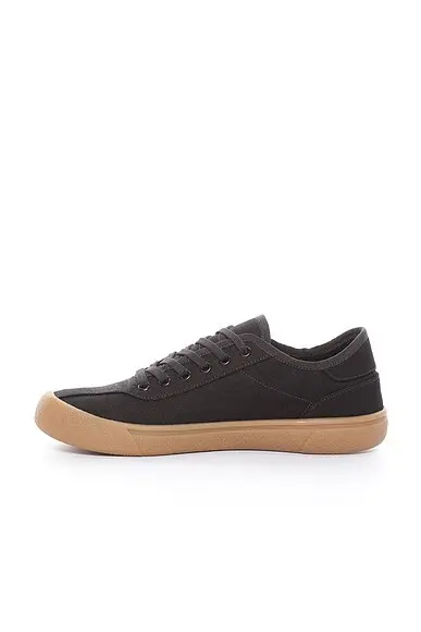 THE ROW Canvas Lace-up Sneakers - Black