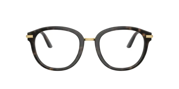 Dolce & Gabbana Dg3410 Eyeglasses - Havana On White Barrow